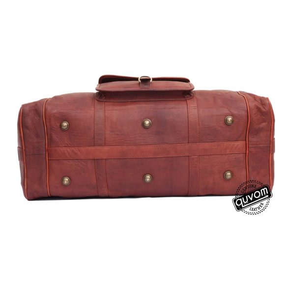 Boho Full Grain Leather Backpack and Overnight Duffel Bag Combo | Free ...