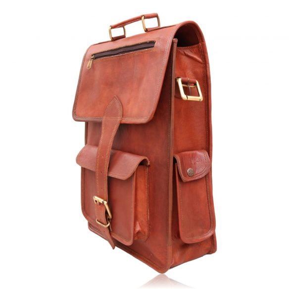 Ethan Vintage 2 in 1 Leather Backpack Messenger Bag – Quvom.com